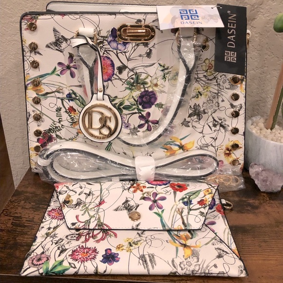 Dasein | Bags | Brand New Never Used Dasein Womens Floral Design ...